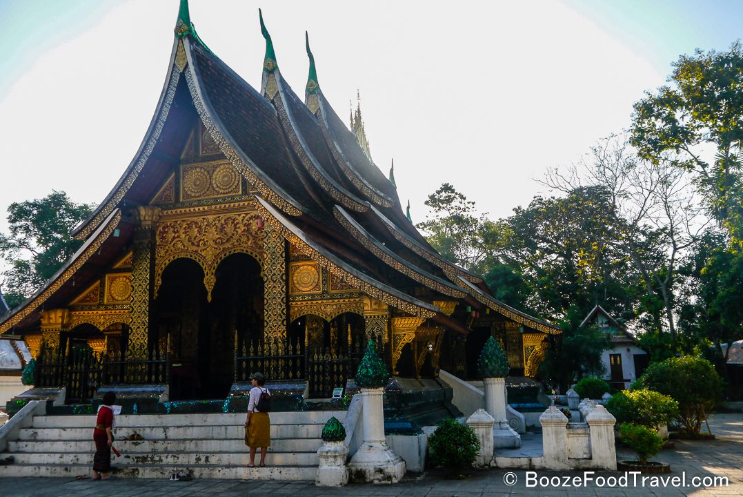Touring Temples at Wat Xieng Thong in Luang Prabang - Booze, Food, Travel